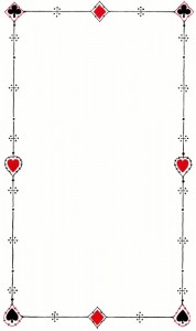 Playing Card Frame - ReusableArt.com